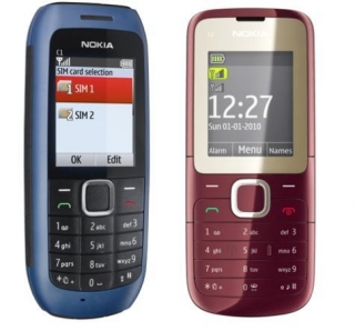 Dual SIM Nokia C2-00 - Telefones Celulares